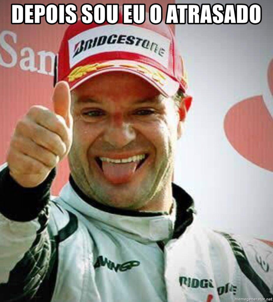 Fim de uma era? Barrichello comemora que vai receber vacina primeiro | DCI