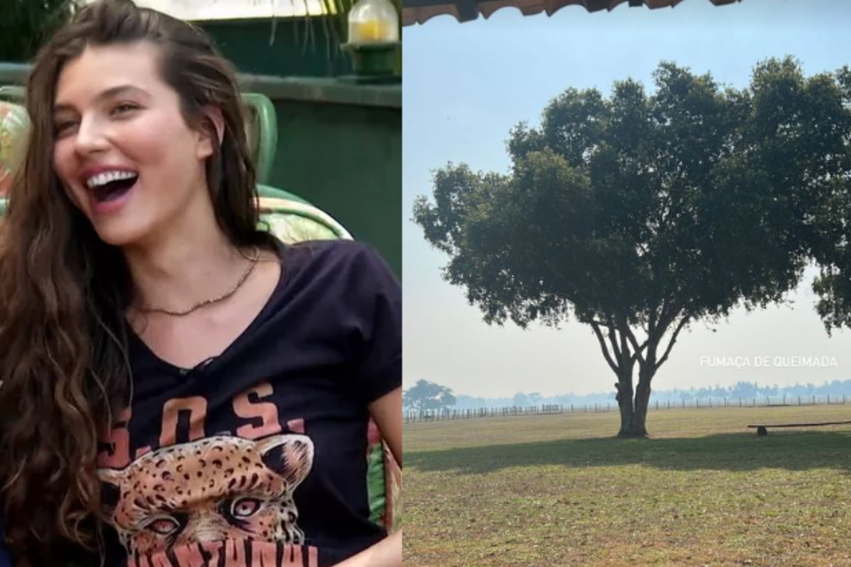 Alanis Guillen denuncia queimadas no Pantanal durante gravações