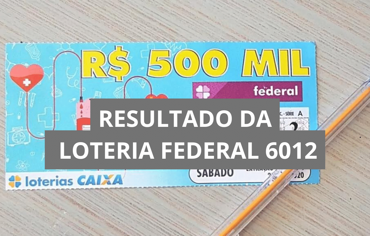 Resultado da Loteria Federal hoje 6012 de sábado (25/10/25) | DCI
