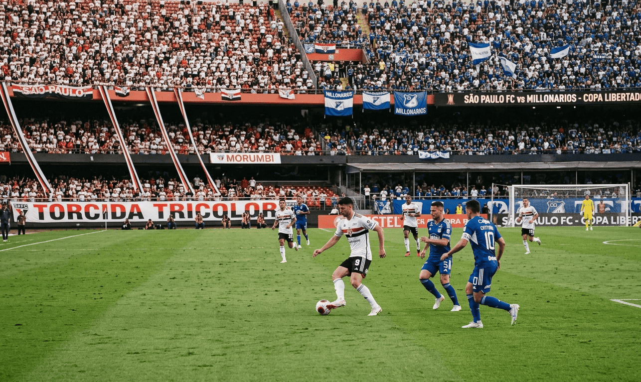 O SBT vai passar? Onde assistir o jogo do São Paulo hoje x Millonarios ...